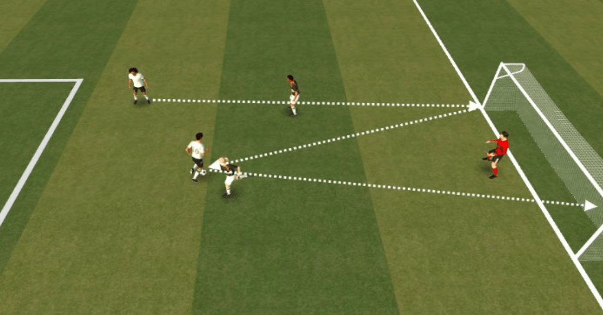Soccer Style Passing And Scoring